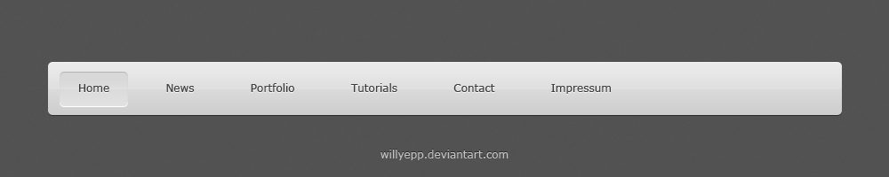 Simple Navigation Bar PSD by WillyEpp on DeviantArt