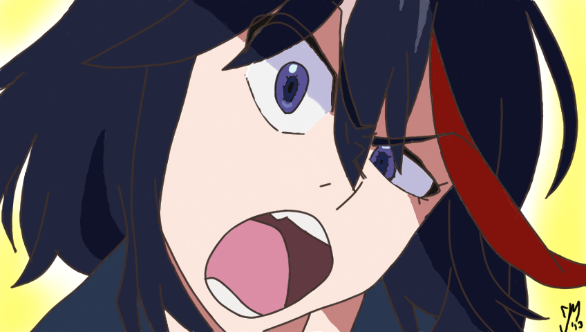 Ryuko Matoi Face by MizzAnthropix on DeviantArt