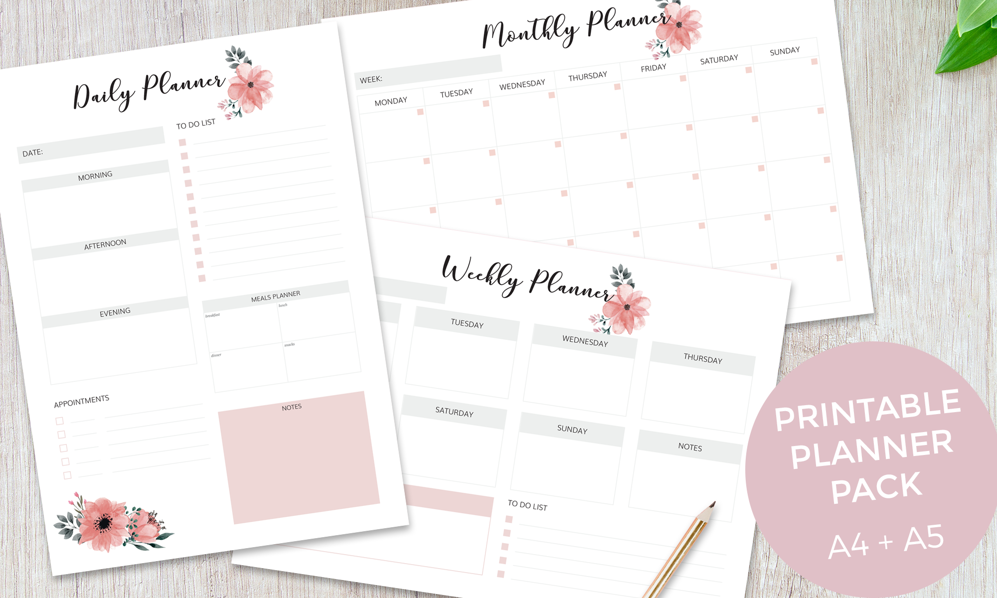 Printable Planner Pack by daeneryscrown on DeviantArt