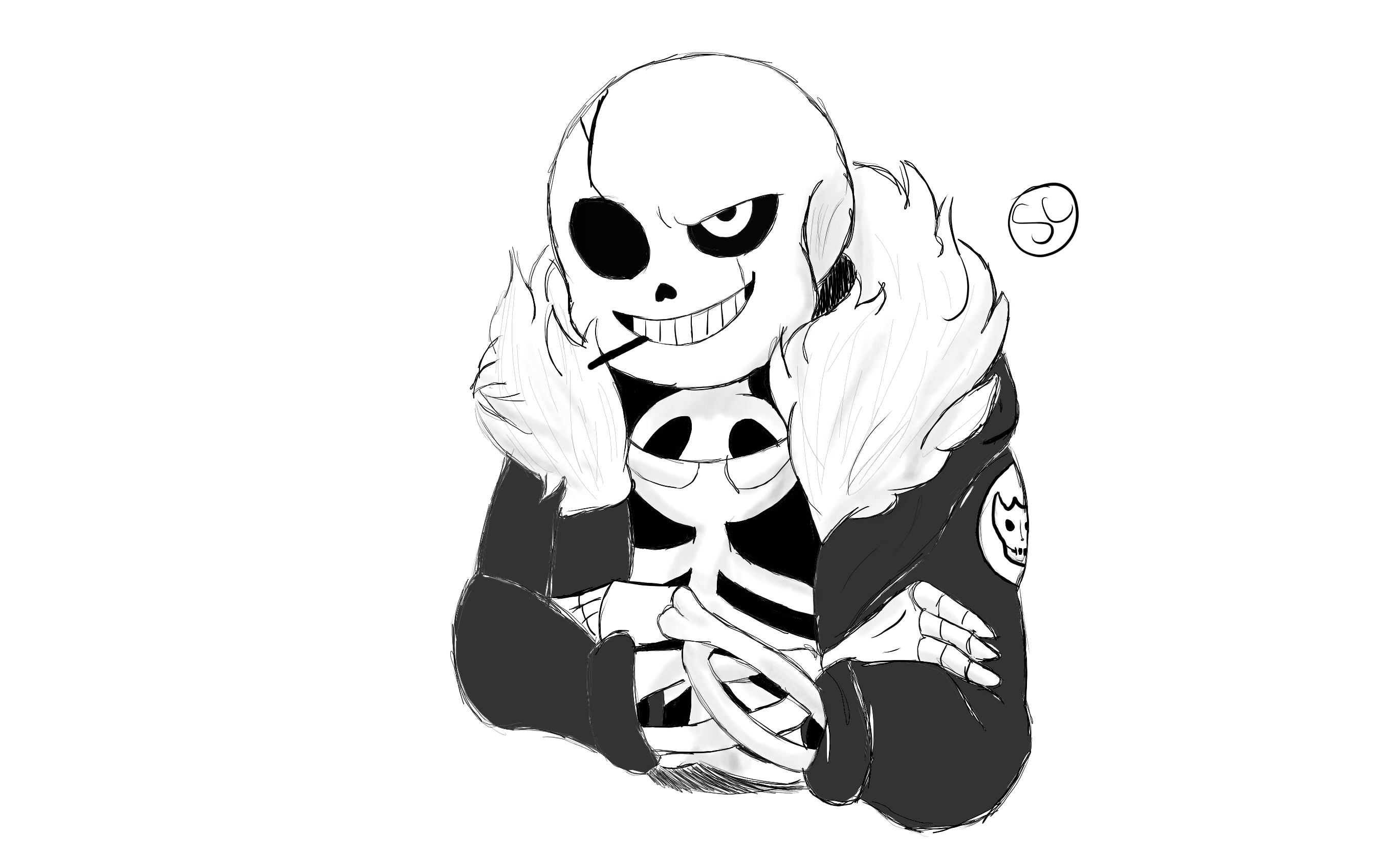 Gaster Sans Drawing by FrozenTigerGal03 on DeviantArt