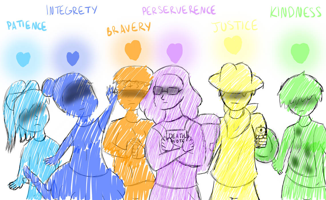 The Six Human SOULS drawing by FrozenTigerGal03 on DeviantArt