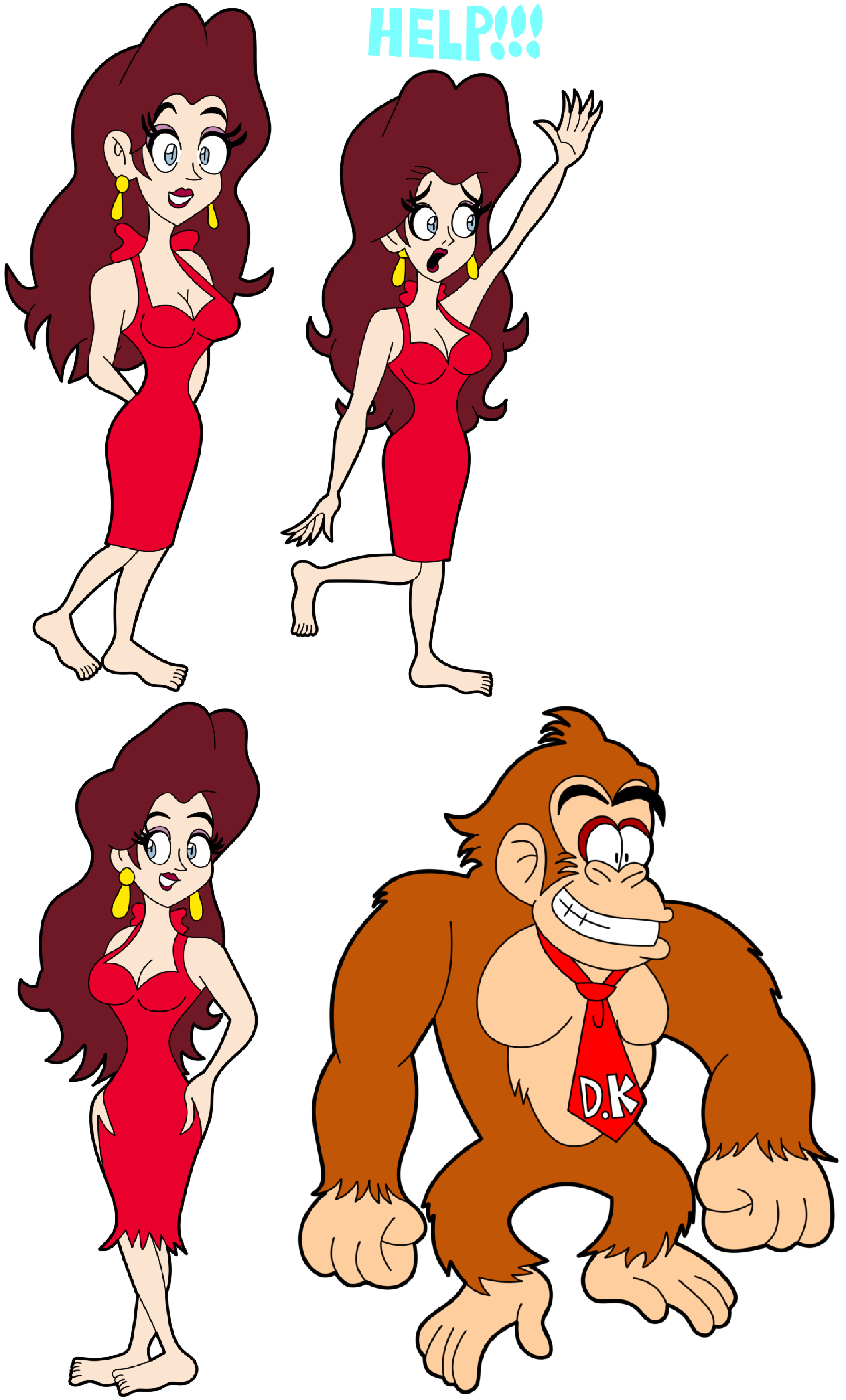 Pauline (Model Sheet) by SummerSpoof94 on DeviantArt