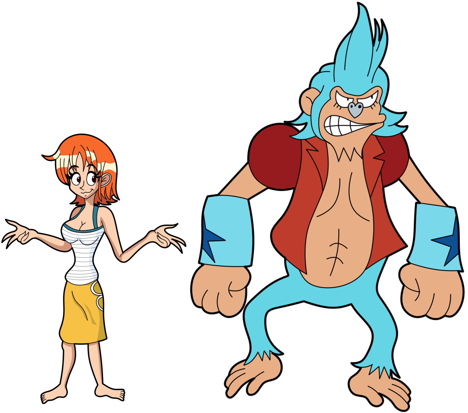 Nami (One Piece) (Model Sheet) by SummerSpoof94 on DeviantArt