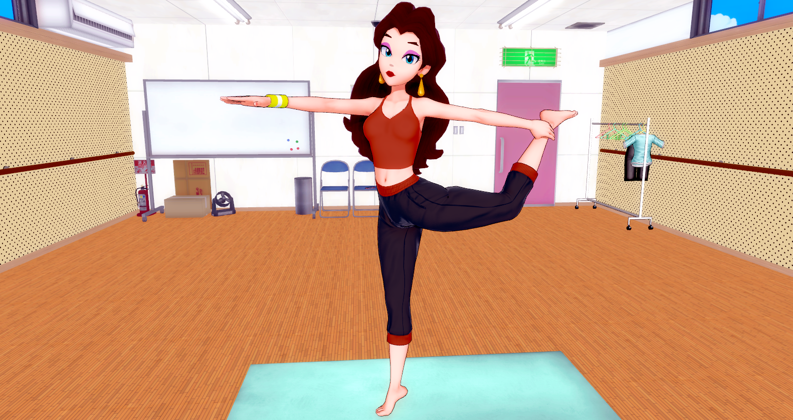 Pauline's Yoga by SummerSpoof94 on DeviantArt