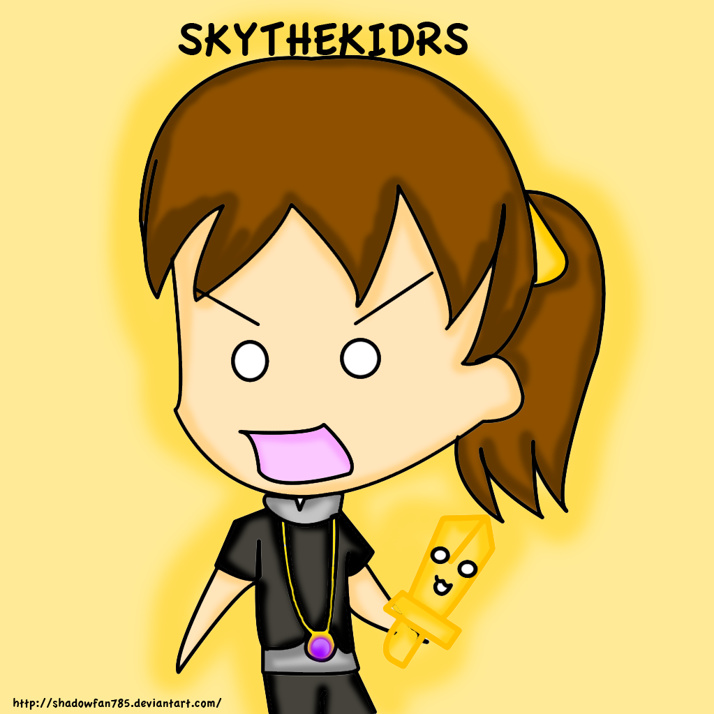 SKYDOESMINECRAFT CHIBI GIRL VERSION by shadowfan785 on DeviantArt