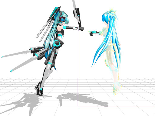 Cyber Miku Against Angelic Miku by Lily-the-Vocaloid on DeviantArt