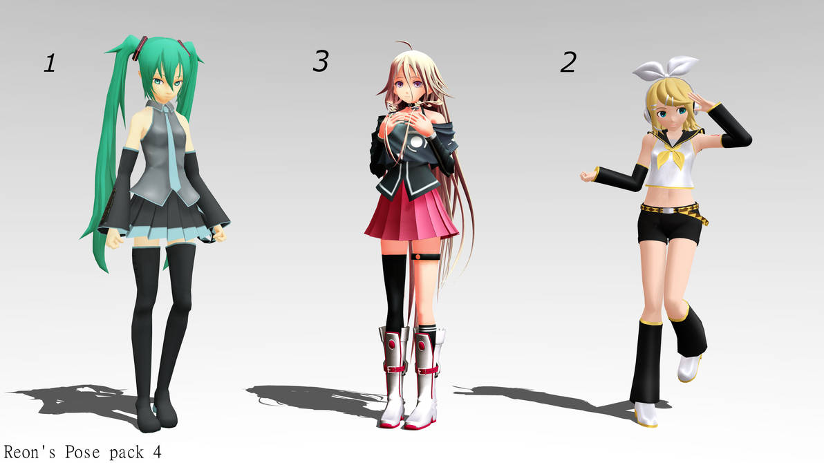 Reon's Pose Pack 4 MMD download by Reon046 on DeviantArt