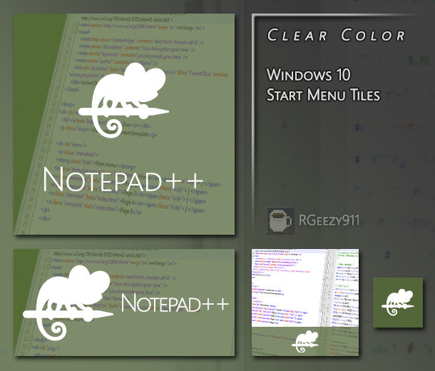 Notepad++ Tiles - Clear Color by RGeezy911 on DeviantArt