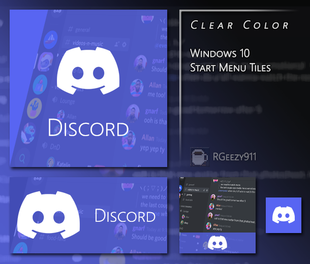 Discord Tiles - Clear Color by RGeezy911 on DeviantArt