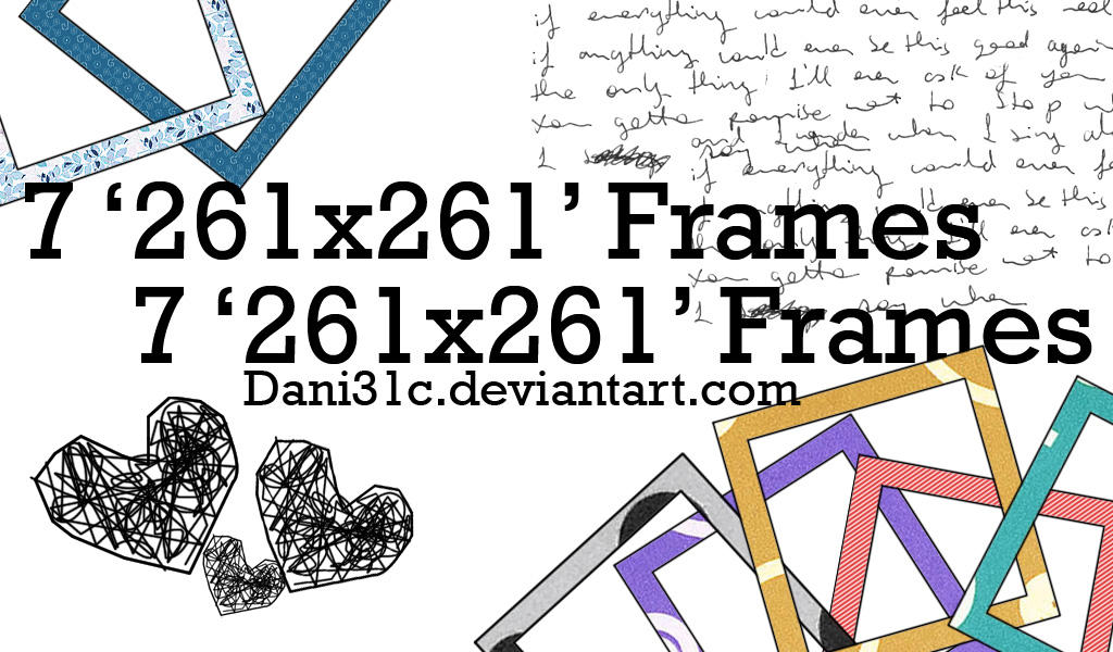 .Frames pack 1 by Dani31c on DeviantArt