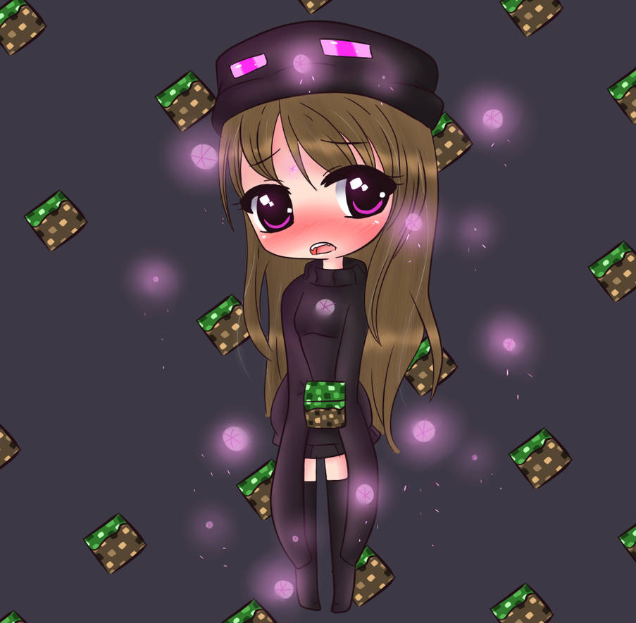 Chibi Endermen Girl By Bunniebuns On Deviantart