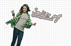 Smiley Cyrus png by millygrapicshart on DeviantArt