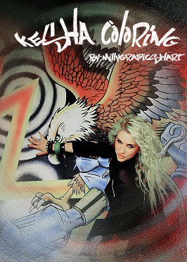 Kesha coloring by millygrapicshart on DeviantArt