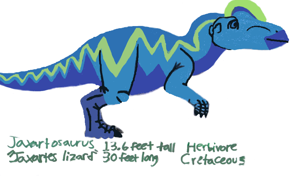 Dinosaurierzug Jaxartosaurus