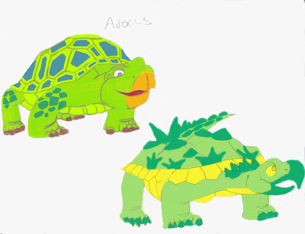 Adocus and Proganochelys by tcr11050 on DeviantArt