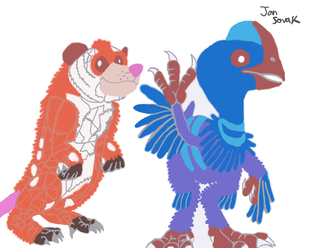 Cimolestes and Chirostenotes by tcr11050 on DeviantArt