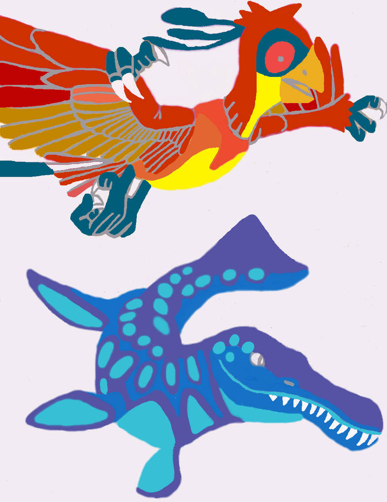 Polycotylus and Protopteryx by tcr11050 on DeviantArt