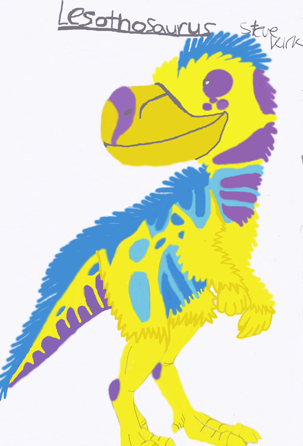 Lesothosaurus 2 by tcr11050 on DeviantArt