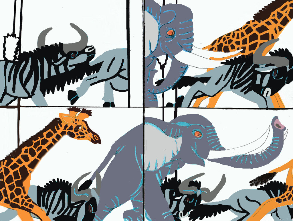 Jumanji Wildebeest Stampede Storyboard 4 by tcr11050 on DeviantArt