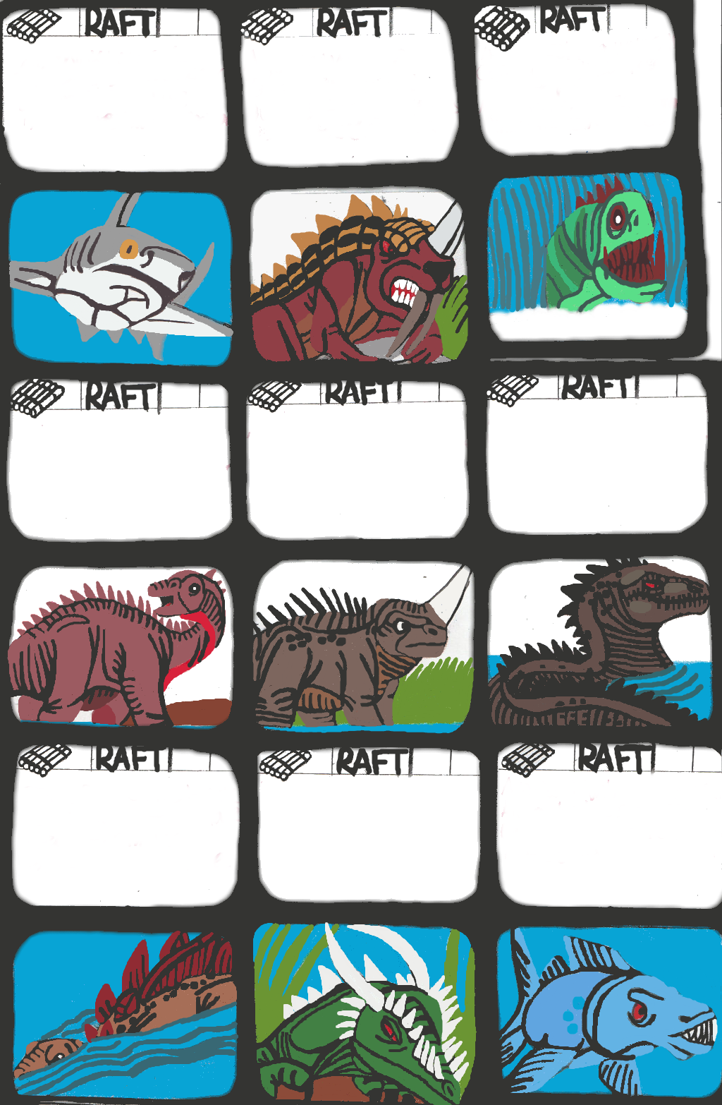 Jumanji Board Game Cards