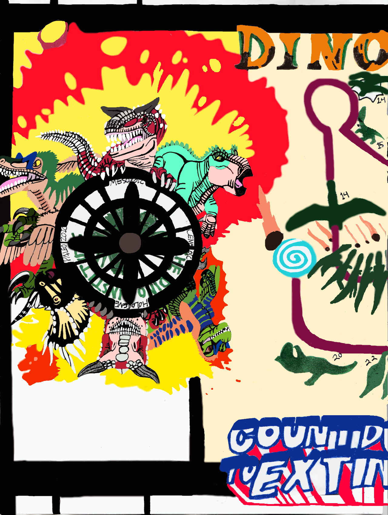 Disney Dinosaur Map Front 2 by tcr11050 on DeviantArt