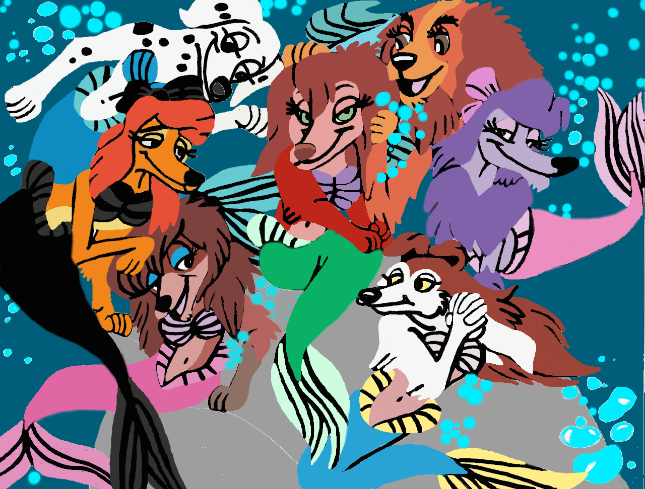 The Little Merdog and her Sisters by tcr11050 on DeviantArt