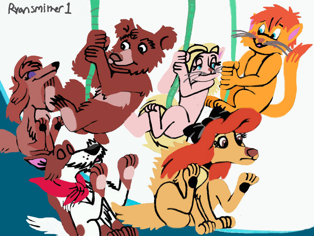 Dodger, Rita, Little Bear, Dixie, and Tom Sawyer by tcr11050 on DeviantArt