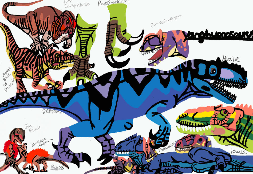 Yangchuanosaurus 3 by tcr11050 on DeviantArt