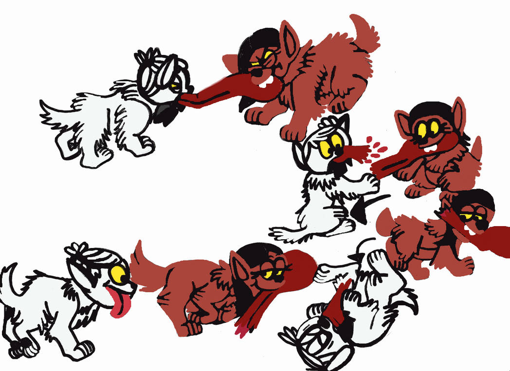 Lincoln and Ronnie Werewolf Tug-o-War by tcr11050 on DeviantArt