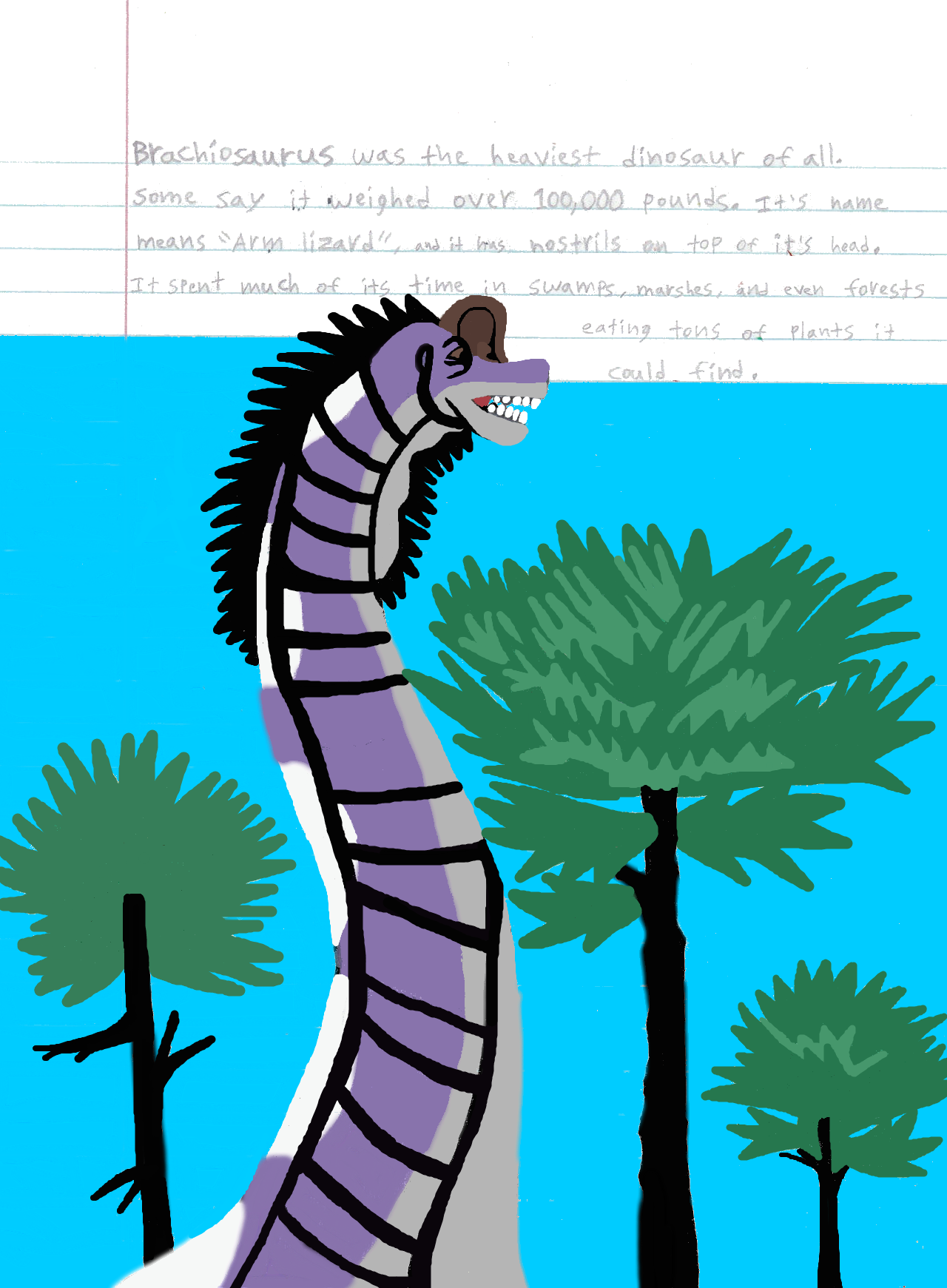 My Visit to the Dinosaurs Illustration 6 by tcr11050 on DeviantArt