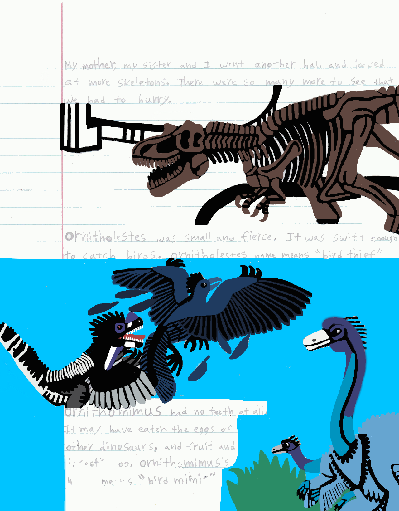 My Visit to the Dinosaurs Illustration 11 by tcr11050 on DeviantArt