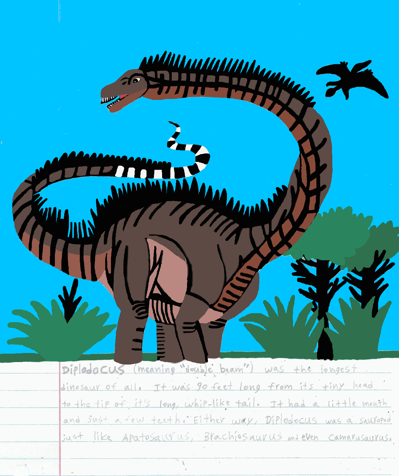 My Visit to the Dinosaurs Illustration 7 by tcr11050 on DeviantArt