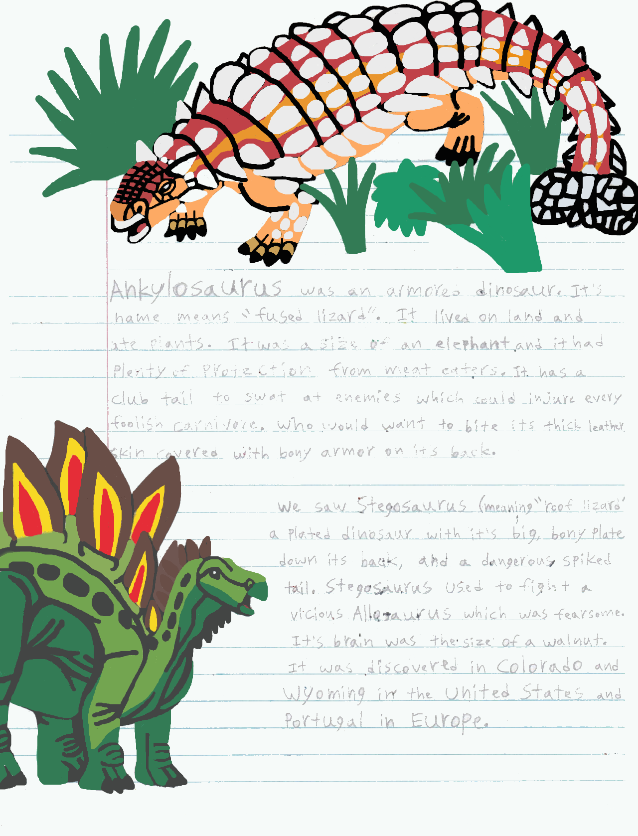 My Visit to the Dinosaurs Illustration 13 by tcr11050 on DeviantArt