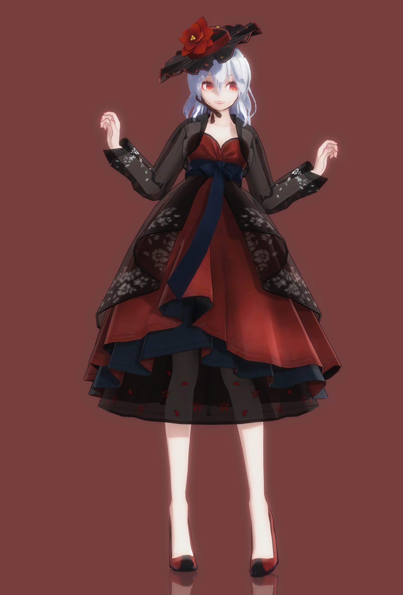 |MMD DL| TDA Haku Red Hanbok by yukiyame on DeviantArt