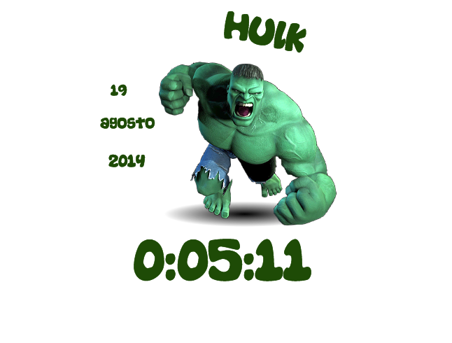 Hulk Clock by gemivalemattia on DeviantArt