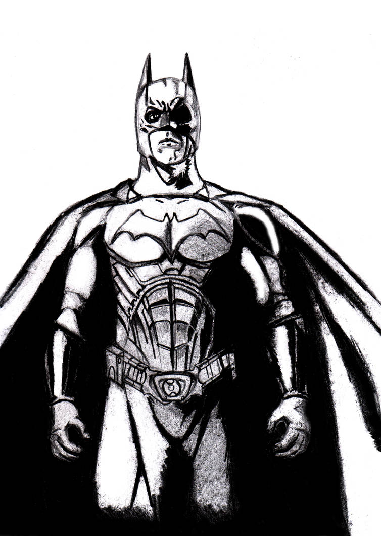 Batman Begins Pencil 02 (levels in Photoshop) by Sy-Turner on DeviantArt
