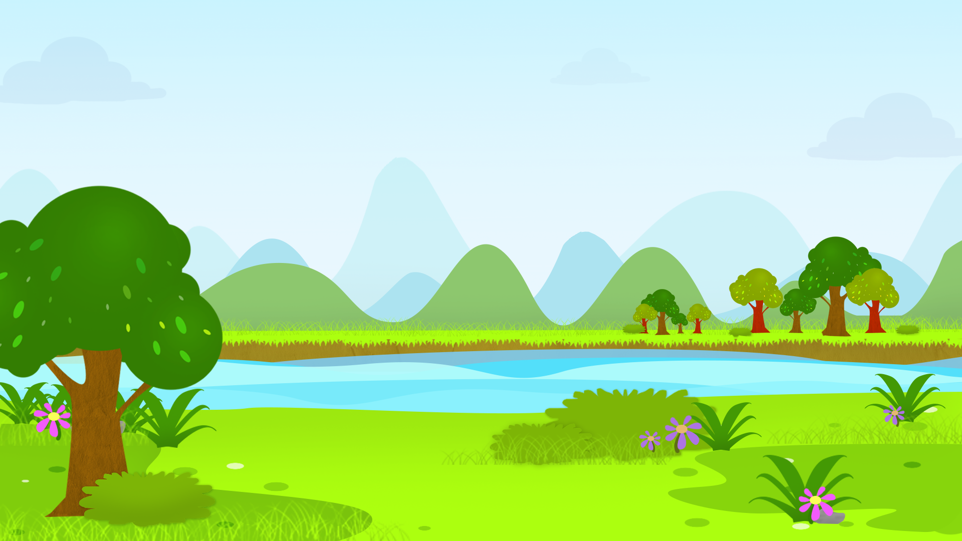 Riverside Background 01 by Jul3ii on DeviantArt