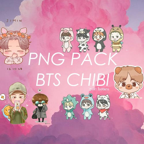 BTS CHIBI -PNG-PACK by hotaru0 on DeviantArt