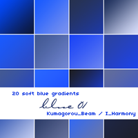 20 soft blue gradients by KumquatsLair on DeviantArt