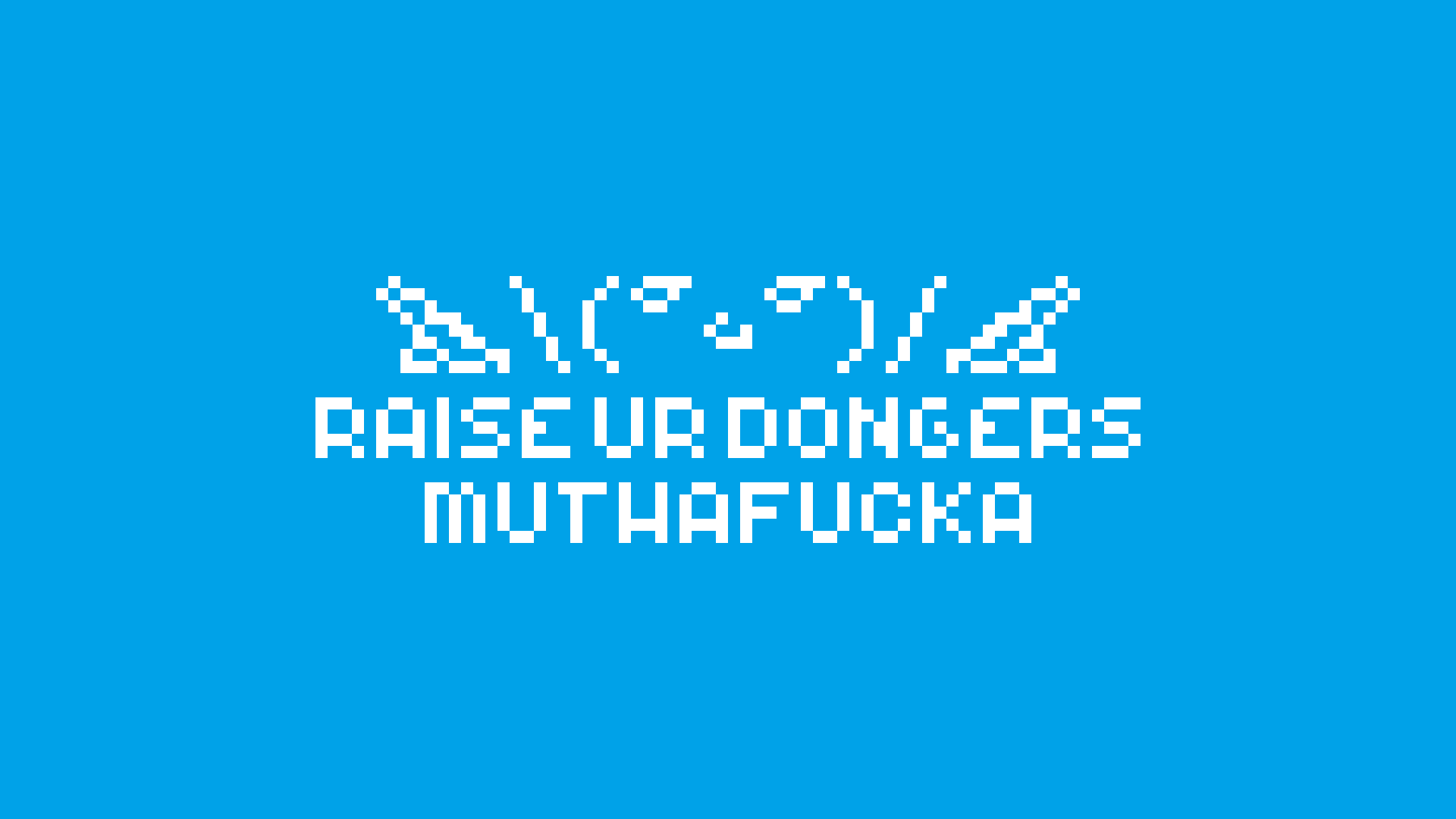 Raise Ur Dongers - Wallpaper by mailsprower1 on DeviantArt