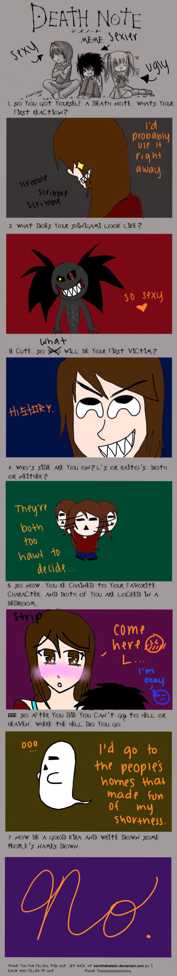 Death Note Meme by izzartsy on DeviantArt