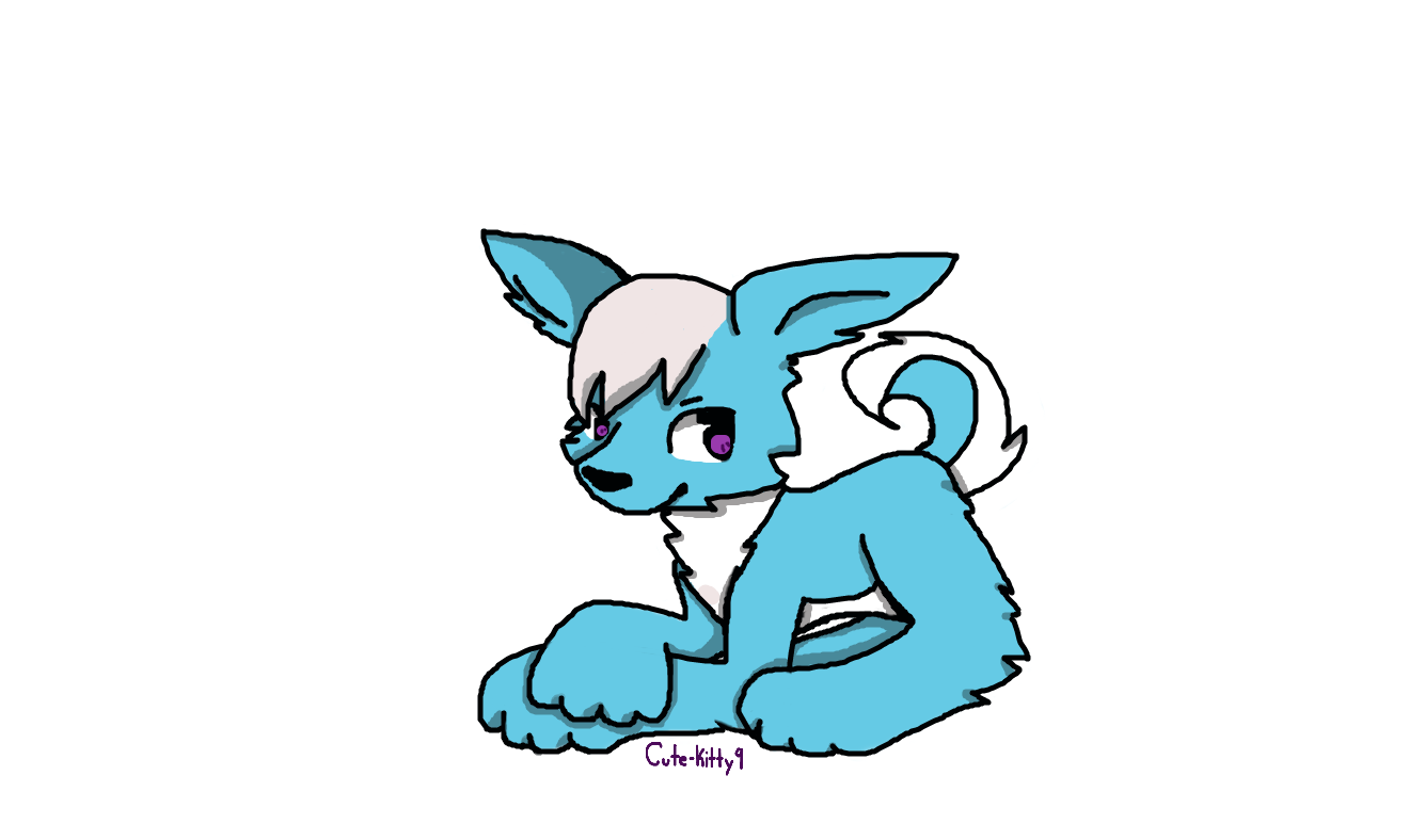 The Blue Dog by Cute-kitty9 on DeviantArt