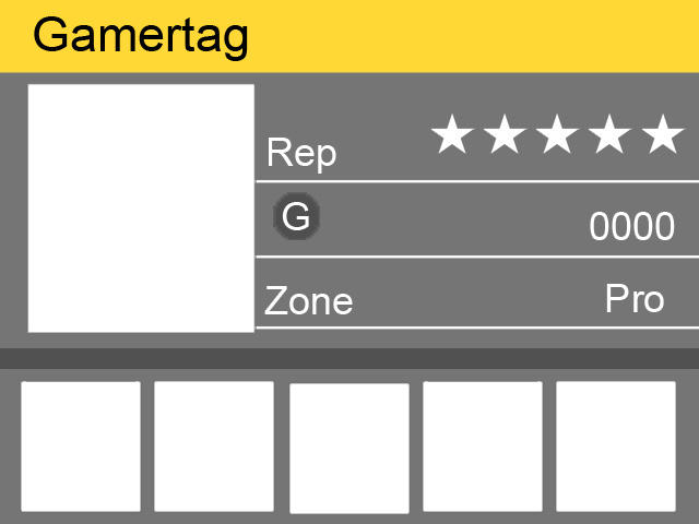 Gamercard Template by DaBlackJoka on DeviantArt