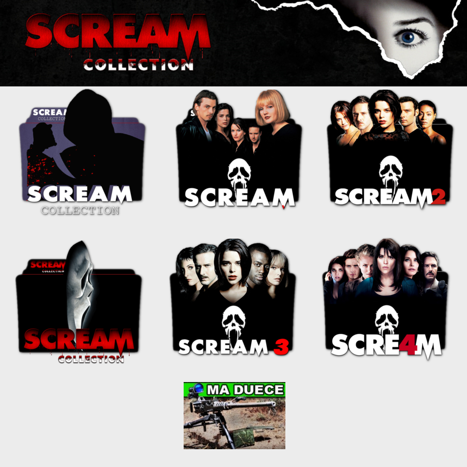 Scream Movie Collection by maduece5090 on DeviantArt