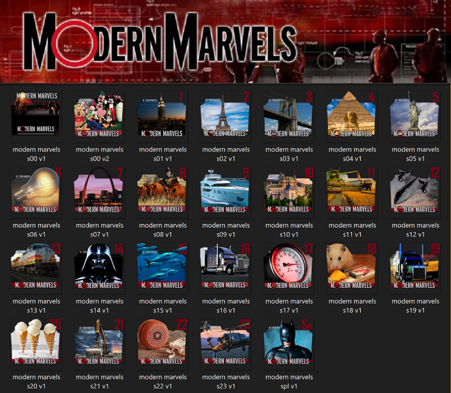 Modern Marvels Tv Series by maduece5090 on DeviantArt