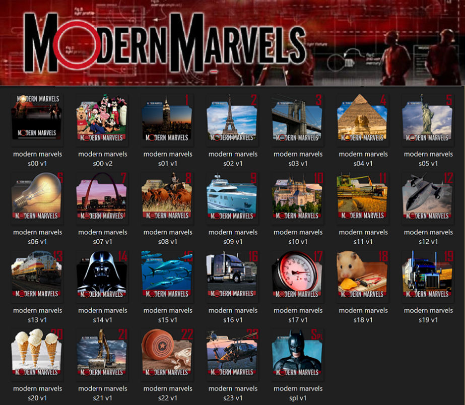 Modern Marvels Tv Series by maduece5090 on DeviantArt