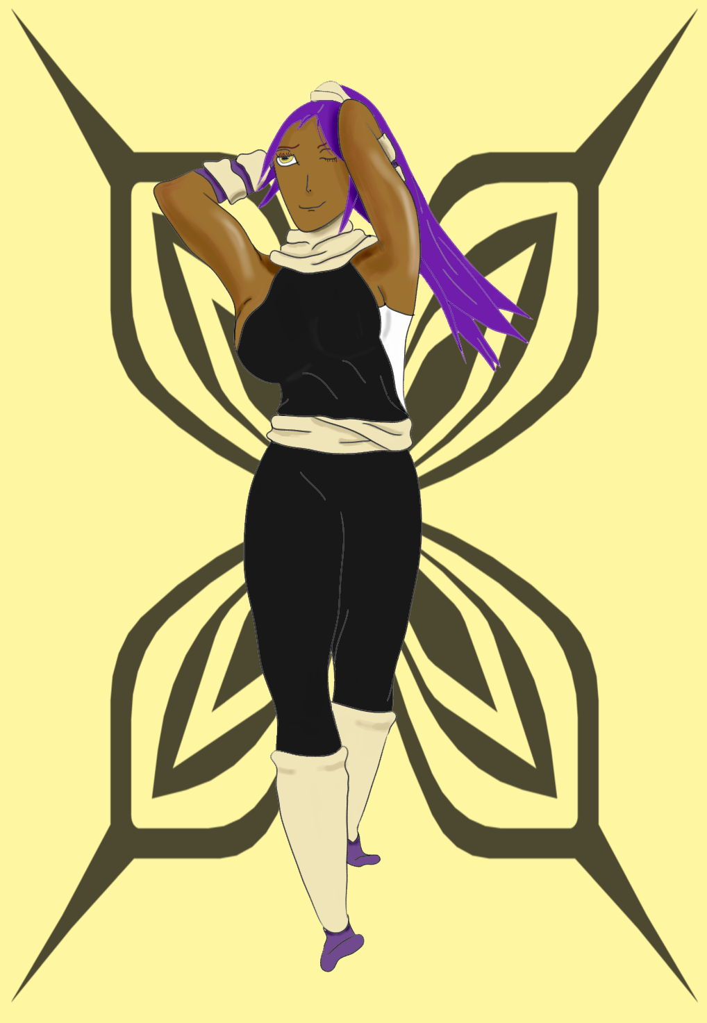 Yoruichi by Sketchyowl on DeviantArt