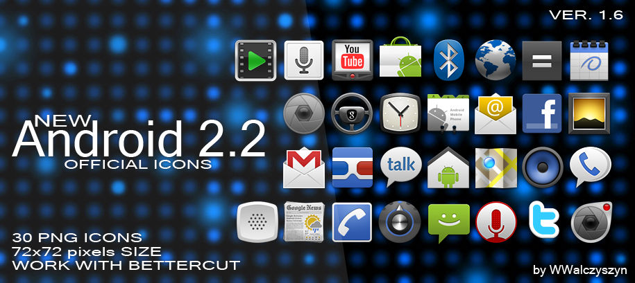 Android 2.2 Official Icons by wwalczyszyn on DeviantArt