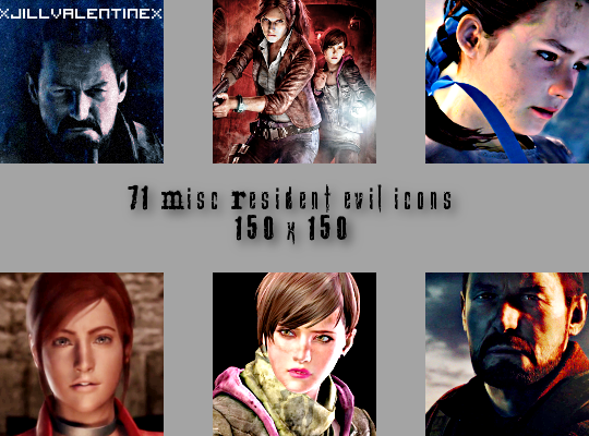 71 Resident Evil Icons (.zip) by xJillValentinex on DeviantArt