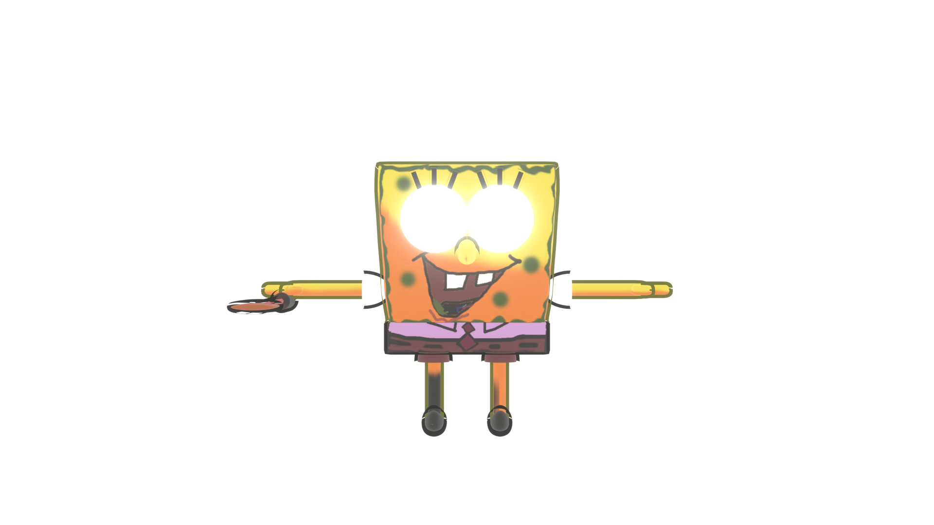 FNF Pibby Spongebob 3d model (blender) by coolbeanslollol on DeviantArt